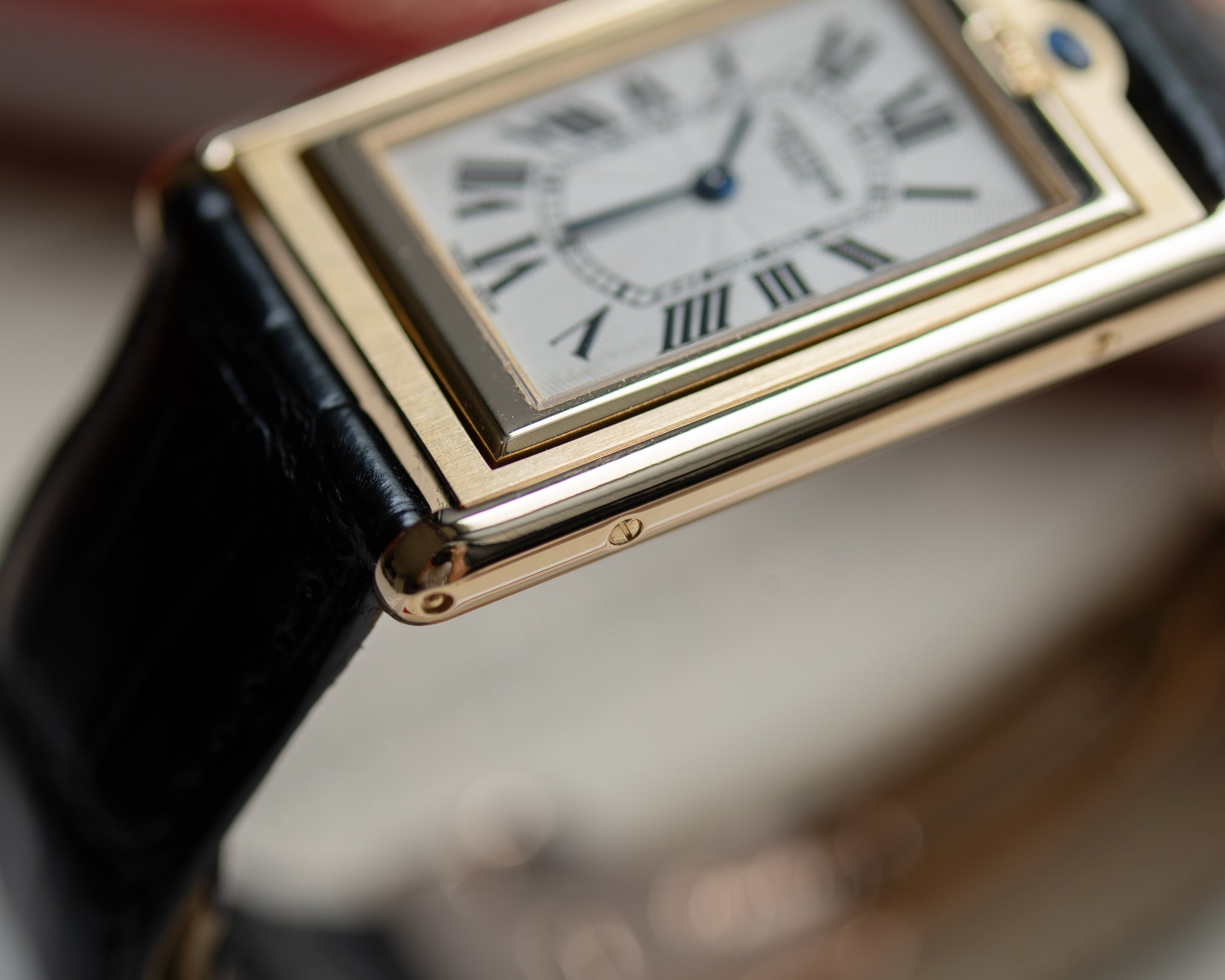 Cartier Tank Basculante CPCP Millenium Limited Edition in Yellow Gold – Special Dial