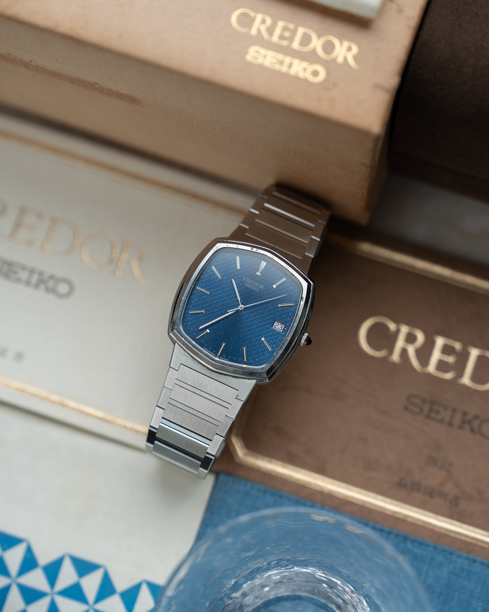 Seiko Credor reference KEH021 model 5932-5040 in steel, full set ...