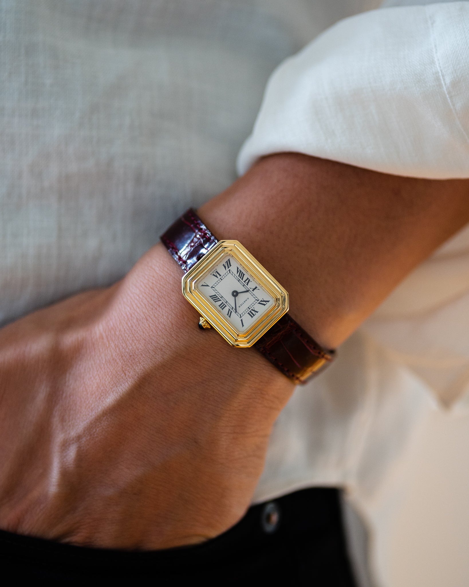 Cartier Cristallor 18k Yellow Gold, Paris Dial - box& guarantee card ...