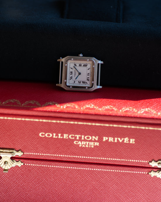 Cartier Santos Dumont Platinum CPCP "Collection Prive", full set ...